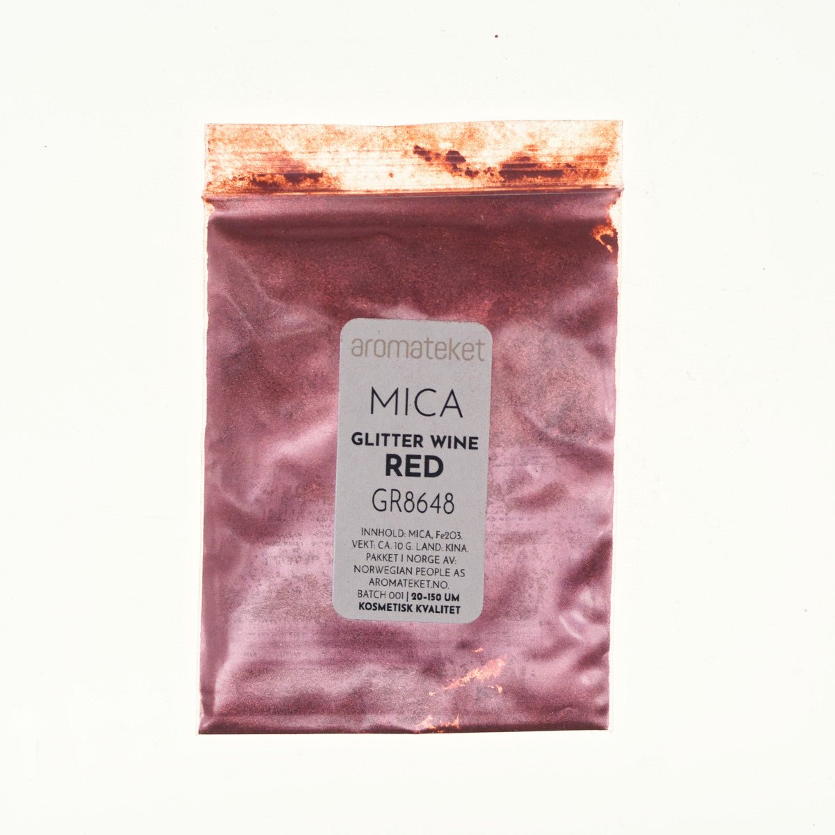 Glitter Wine Red (kosmetisk kvalitet) | Aromateket